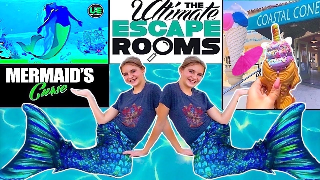 The MERMAIDS CURSE ESCAPE ROOM and COASTAL CONE ICE CREAM | Theekholms ...