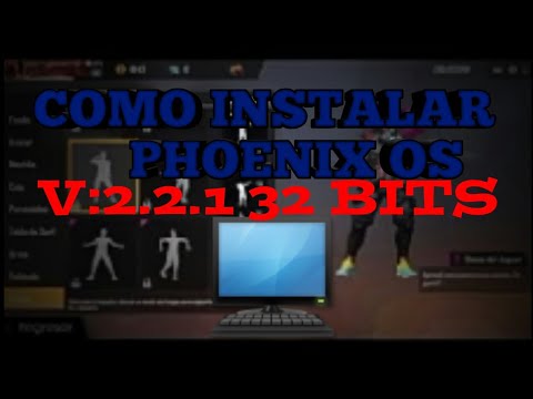 COMO INSTALAR PHOENIX OS 2.2.1 32 BITS PARA PC FRACO - YouTube
