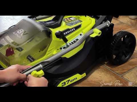 RYOBI 18V ONE+ 37cm Brushless Lawn Mower Unboxing and Assembly #ryobi #lawnmower #unboxing # ...