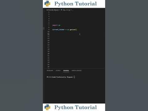 Get All File Name In Folder | Python Tutorial - YouTube