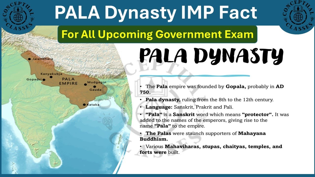 "Pala Dynasty Explained | Medieval Indian History for UPSC, SSC, BPSC ...