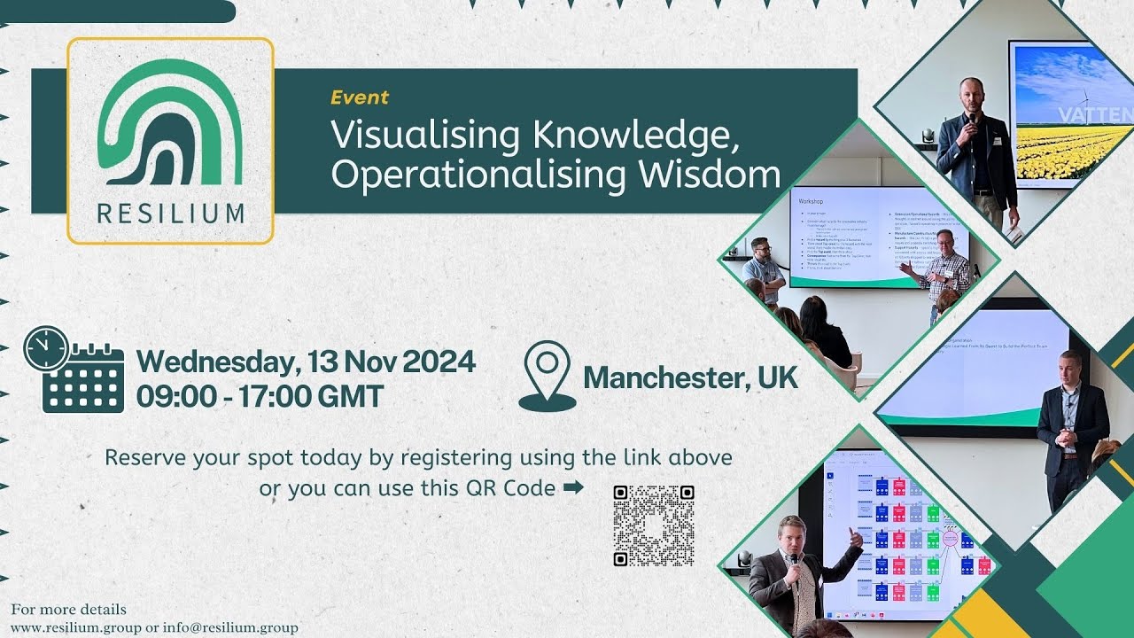 Resilium event: Visualising Knowledge, Operationalising Wisdom - 13 Nov ...