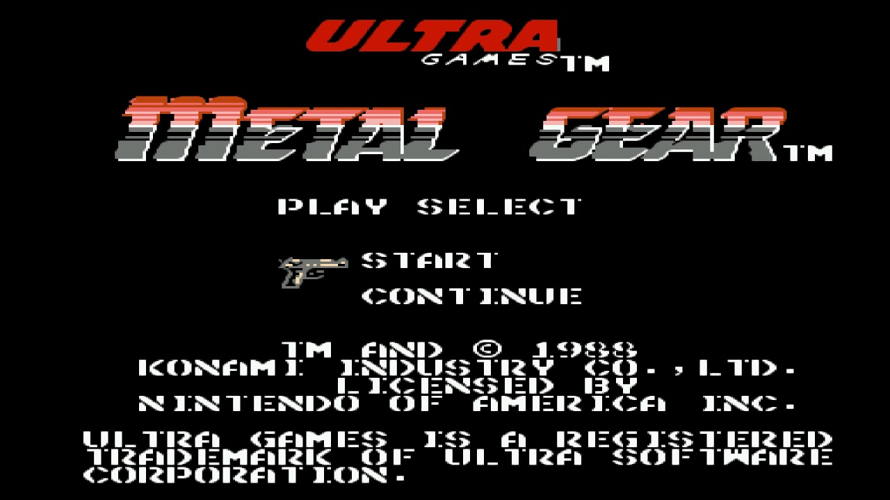 Metal Gear nes Password input theme cover by HOBBY TIMES - YouTube