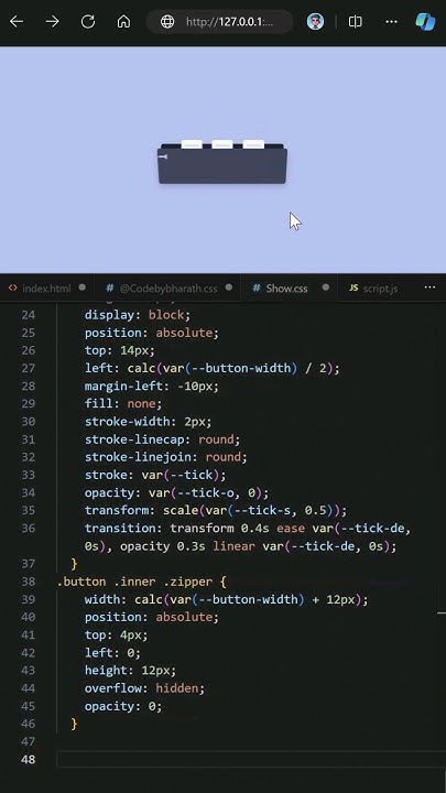 Day 029 🤯 Micro Css Zip Button Animation Coding Websitedevelopment Programador Cssbutton 3528