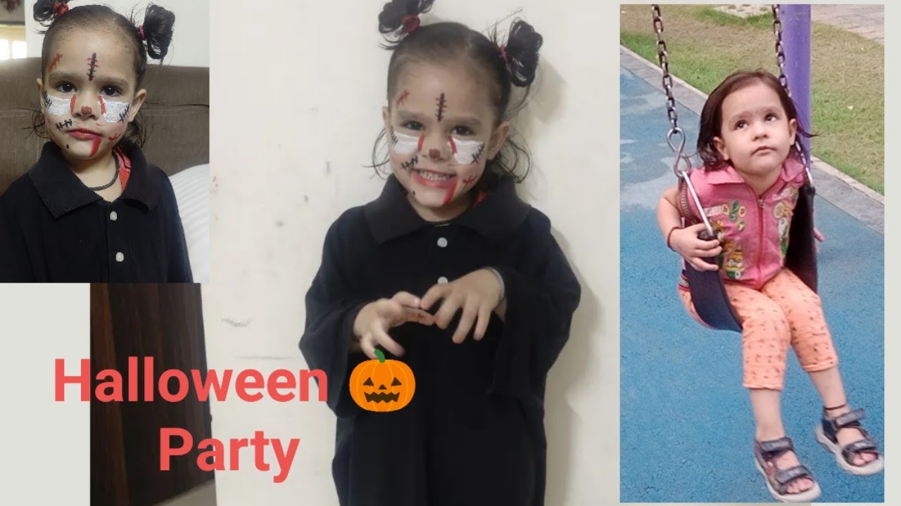 Gyanvi Vlog | Gyanvi hui halloween 🎃 k liye ready | Diwali bus aa gyi # ...