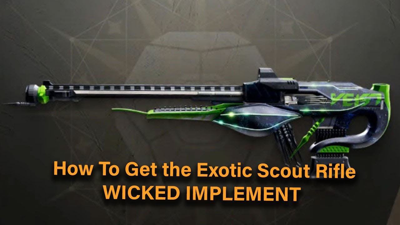 Destiny 2: Season Of The Deep - How To Get the Exotic Scout Rifle ...