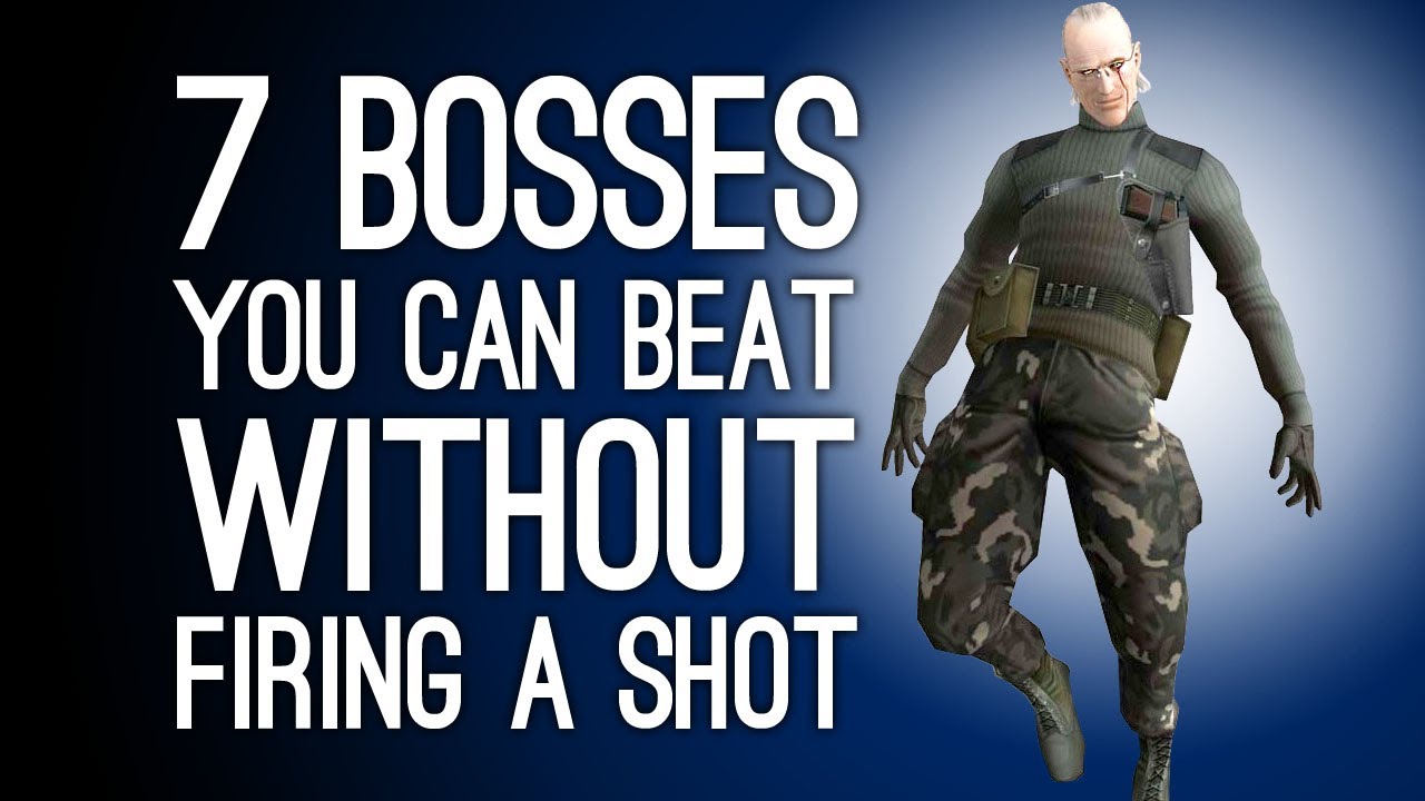 7 Hard Bosses You Can Beat Without Firing a Shot - YouTube