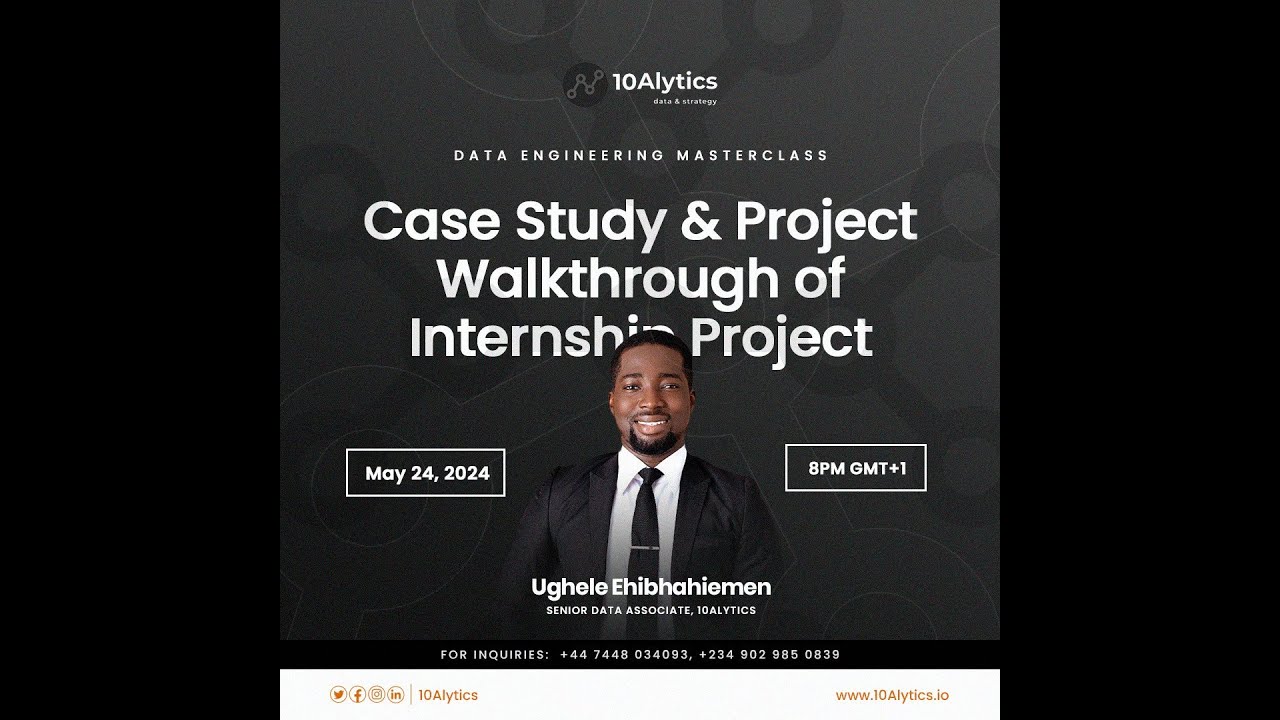 Case Study & Project Walkthrough of Internship Project As A Data ...