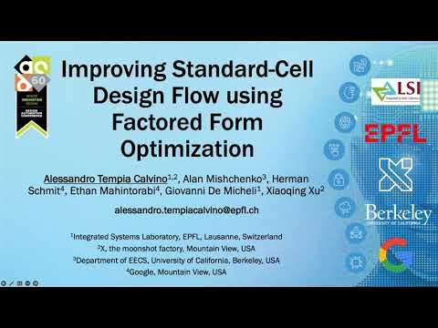 Improving Standard Cell Design Flow using Factored Form Optimization - DAC23 - YouTube