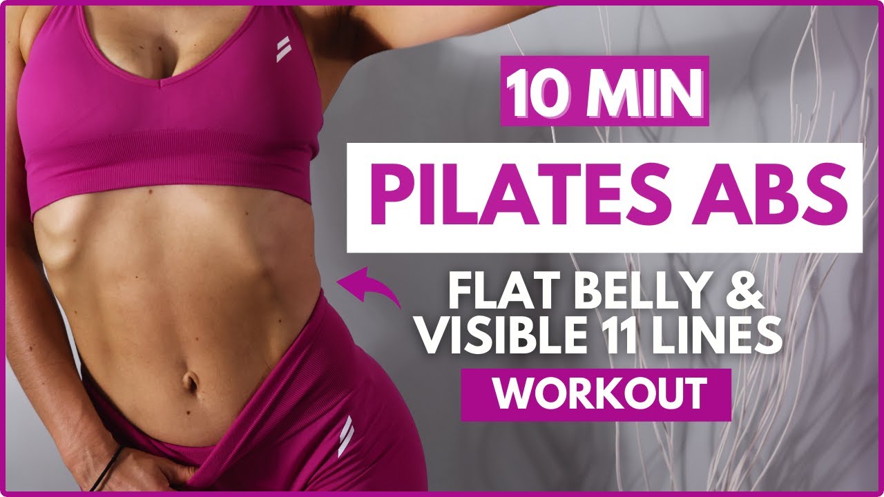 How I Got Flat Belly & 11 Line Abs After Baby | 10 MIN PILATES ABS ...