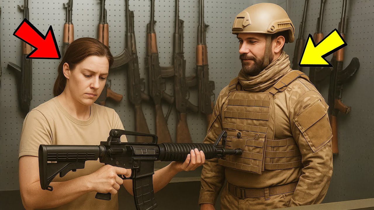 Sie putzte nur die Waffenkammer – bis ein Delta-Force-Soldat ihr seine ...