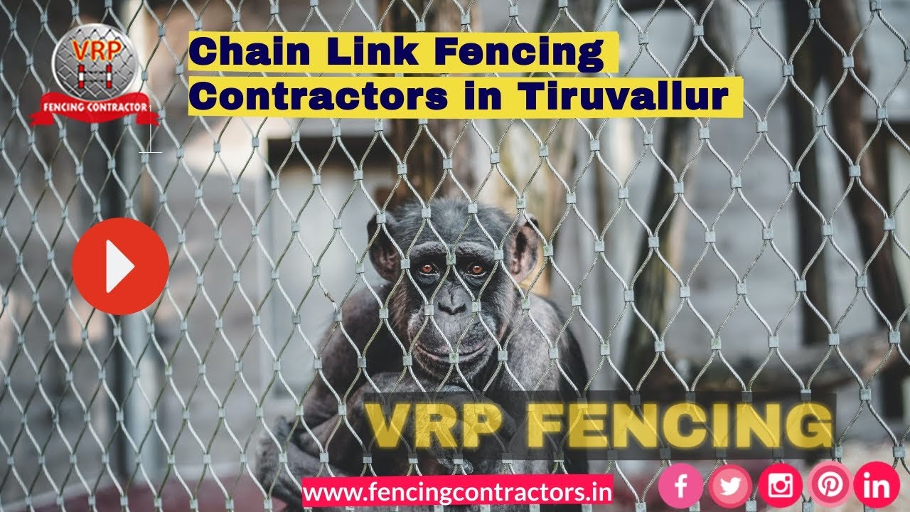 Chain Link Fencing Contractors in Tiruvallur || VRP Fencing Contractors ...