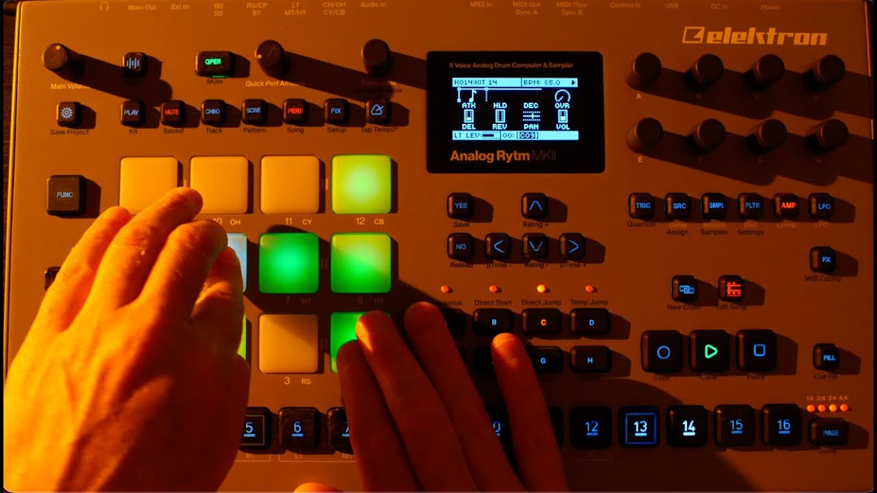 Analog Rytm MKII Session 12 & Recording Process (Dub/Electronic) - YouTube