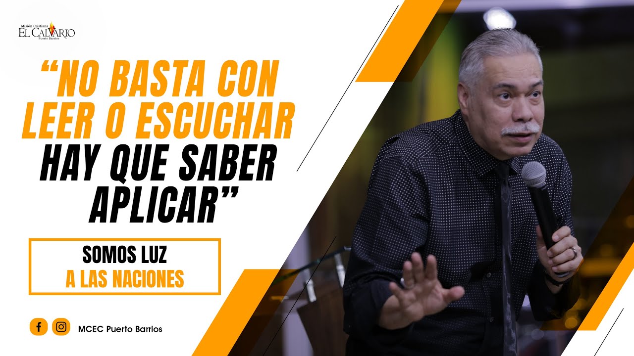 “No basta con leer o escuchar hay que saber aplicar” - YouTube