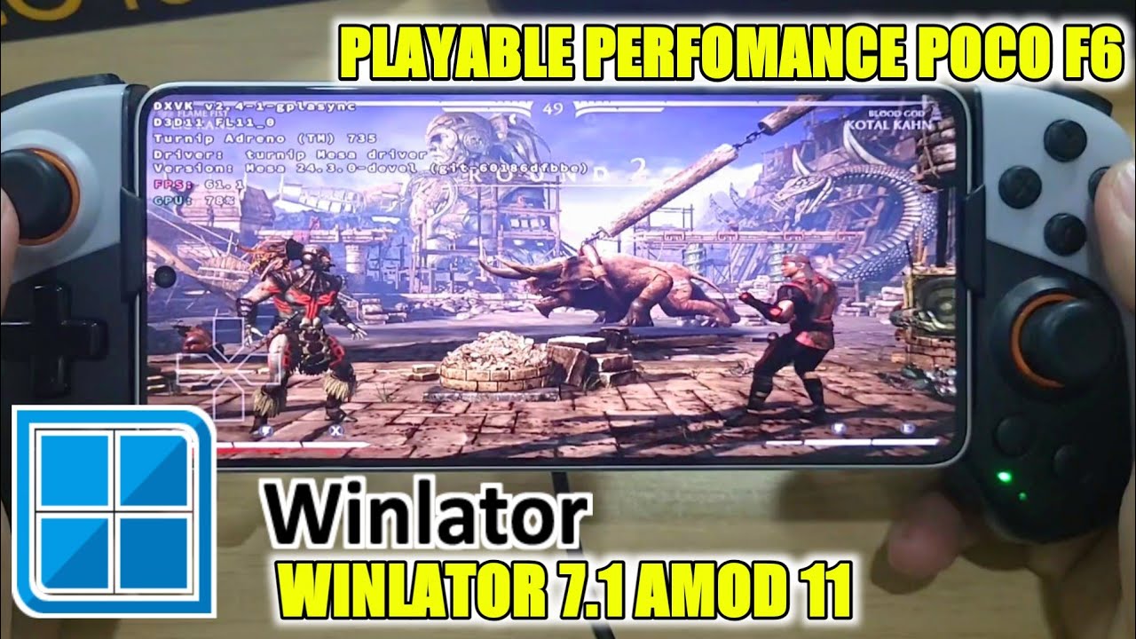 MORTAL KOMBAT XL WINLATOR 7.1 AMOD 11 POCO F6 - YouTube
