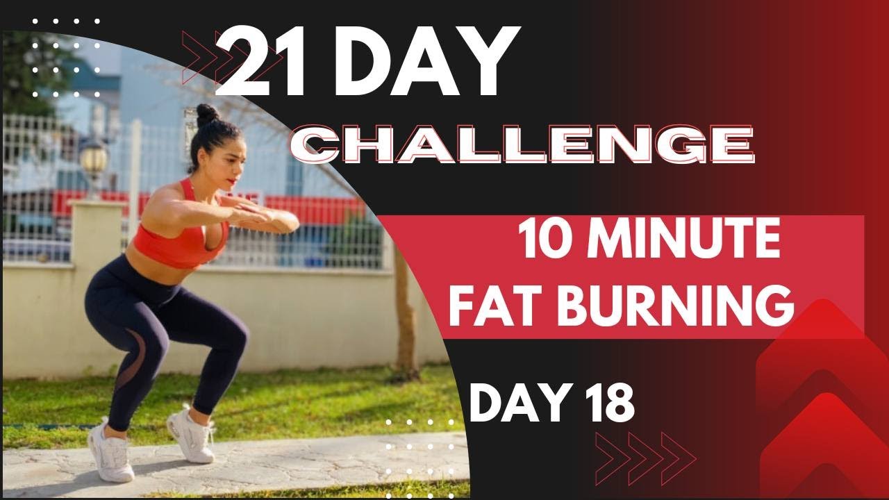 day 18 of the"21 day 10 minute challenge" full body - YouTube