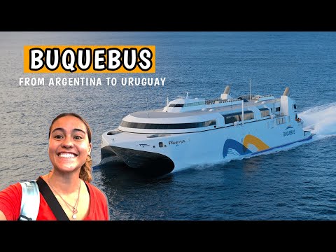 Buquebus - Ferry Journey from Argentina to Uruguay |4K| Subtitulado en Español