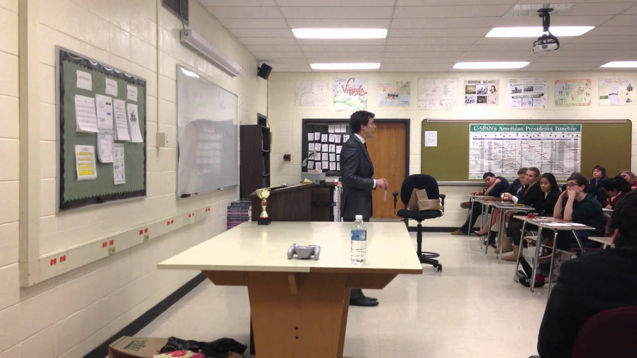 Ian Engel performs in the Improvisation Acting category at Ridge HS ...