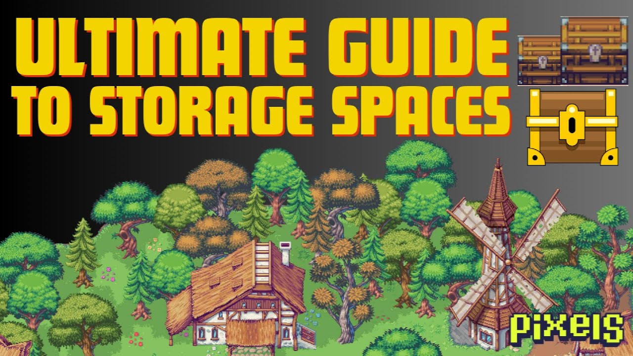 PIXELS︱ULTIMATE GUIDE TO STORAGE SPACES︱ - YouTube