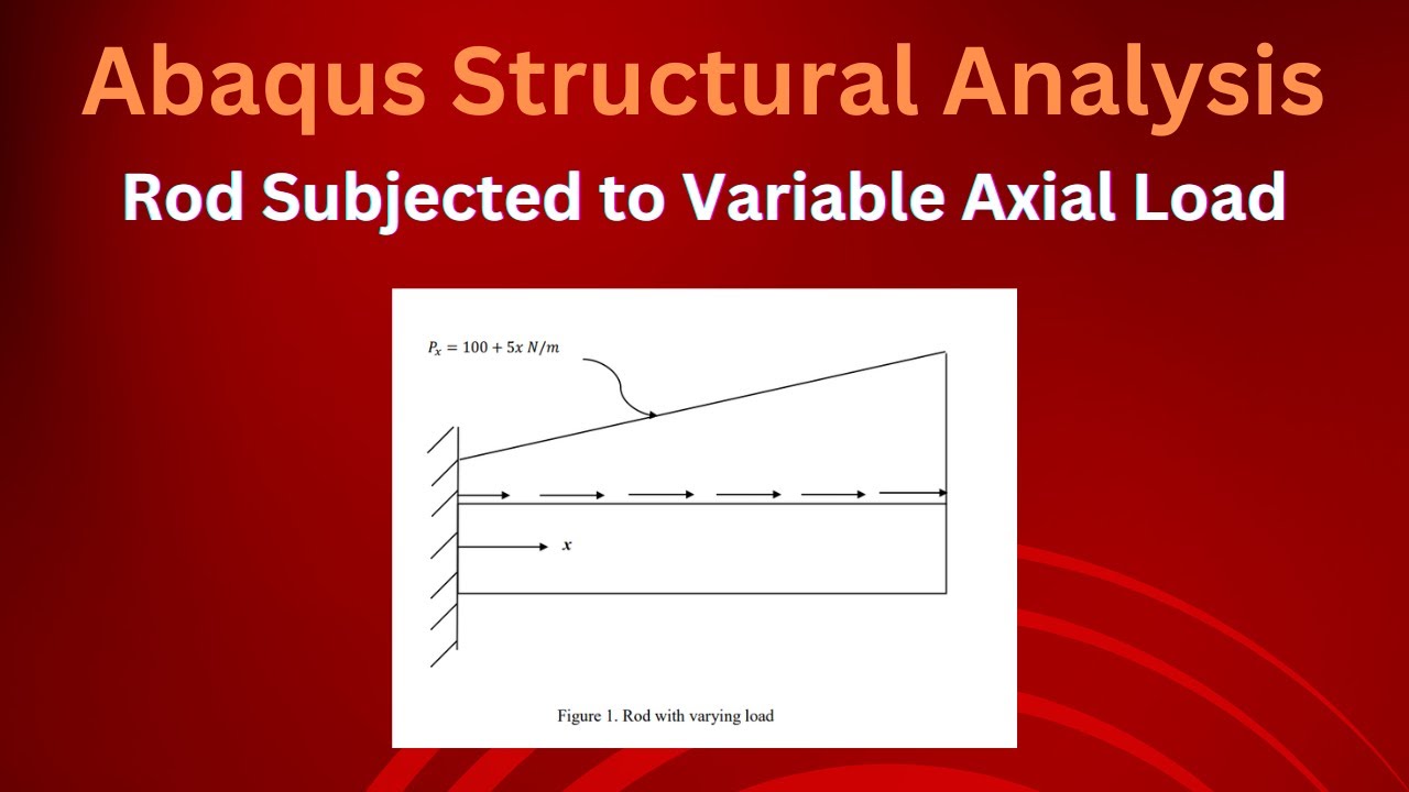 "Uniformly Variable Axial Load on Bar: In-Depth Simulation Analysis 🛠️🔧 ...