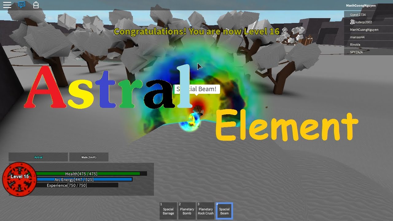 ROBLOX: Arc Of Elements: Astral Element - YouTube