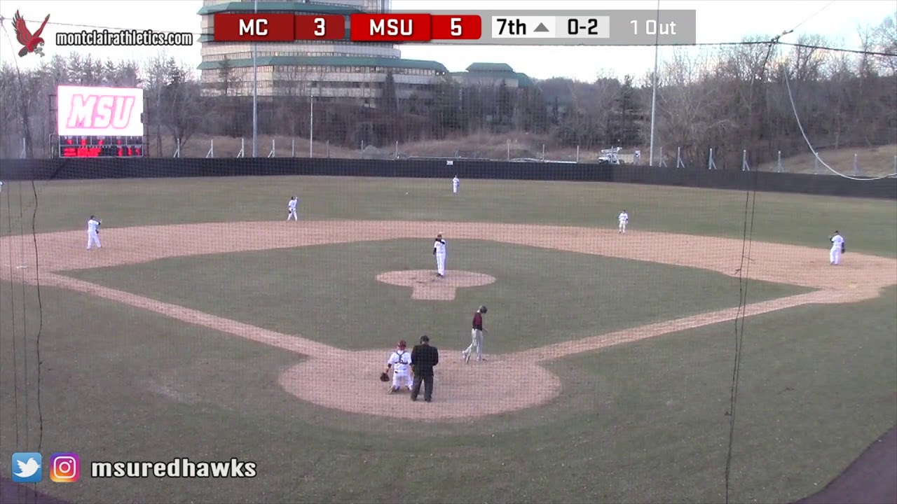 Montclair State Baseball Highlights vs. Manhattanville - 3/19/19 - YouTube