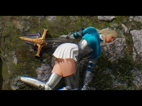 【Vindictus: Defying Fate αテスト】デリアで戦闘(Ryona)