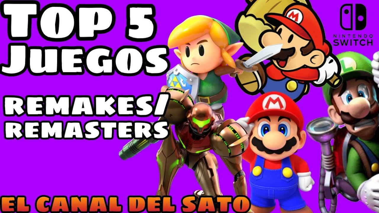 Top 5 Remakes/Remasters de Nintendo Switch | Opinión y análisis - YouTube