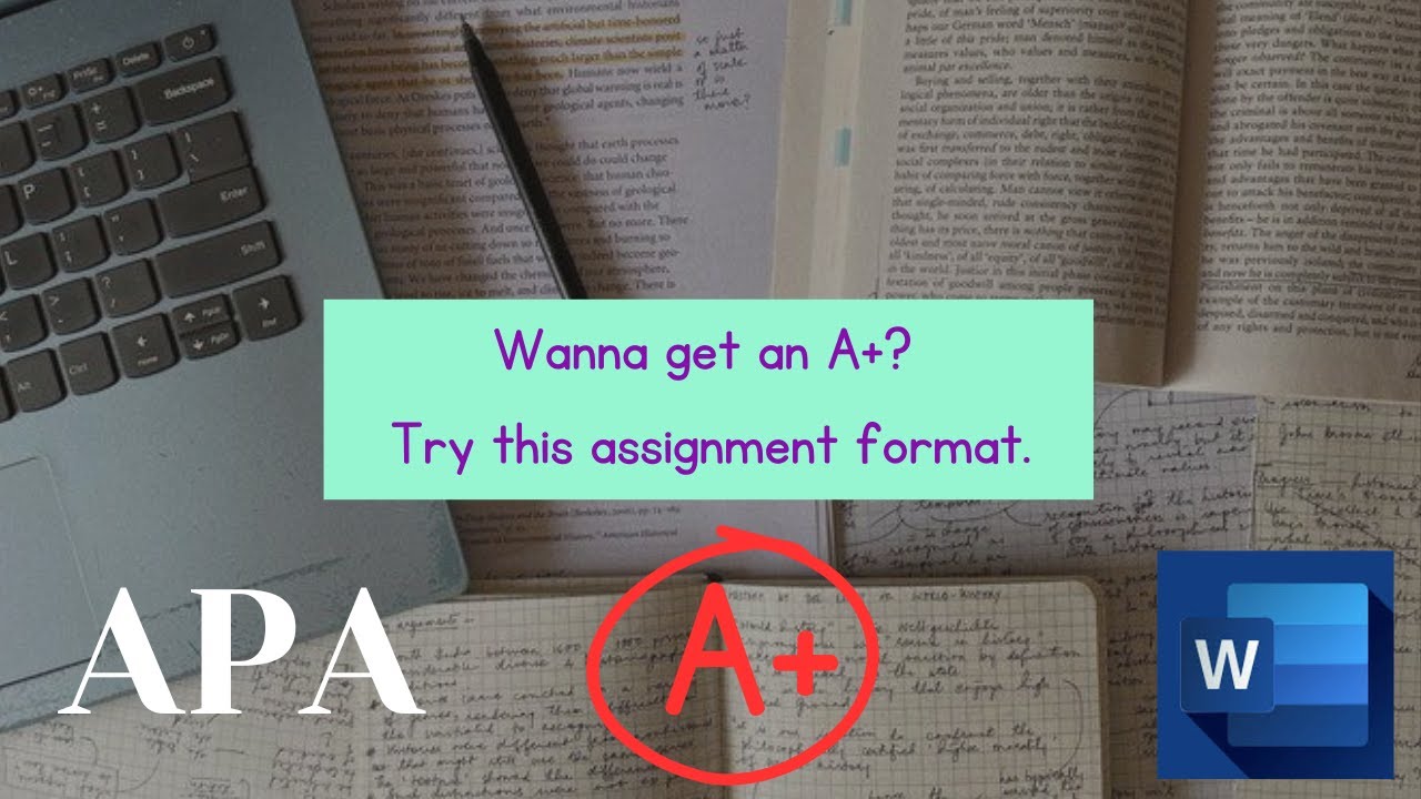 The assignment format that will help you get an A+ - YouTube