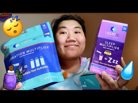 Liquid IV Review | Liquid IV Blueberry Lavender Sleep Multiplier - YouTube