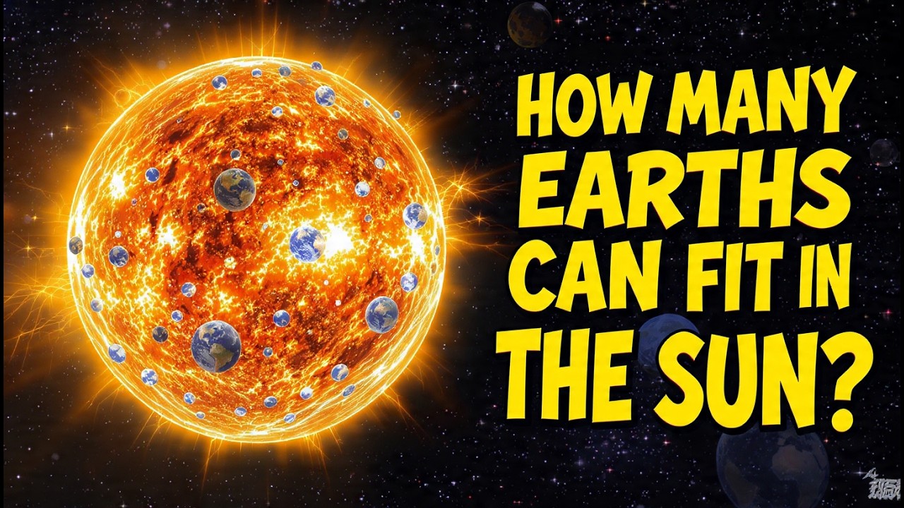 How Many Earths Can Fit in the Sun? 🌞 Mind-Blowing Size Comparison ...