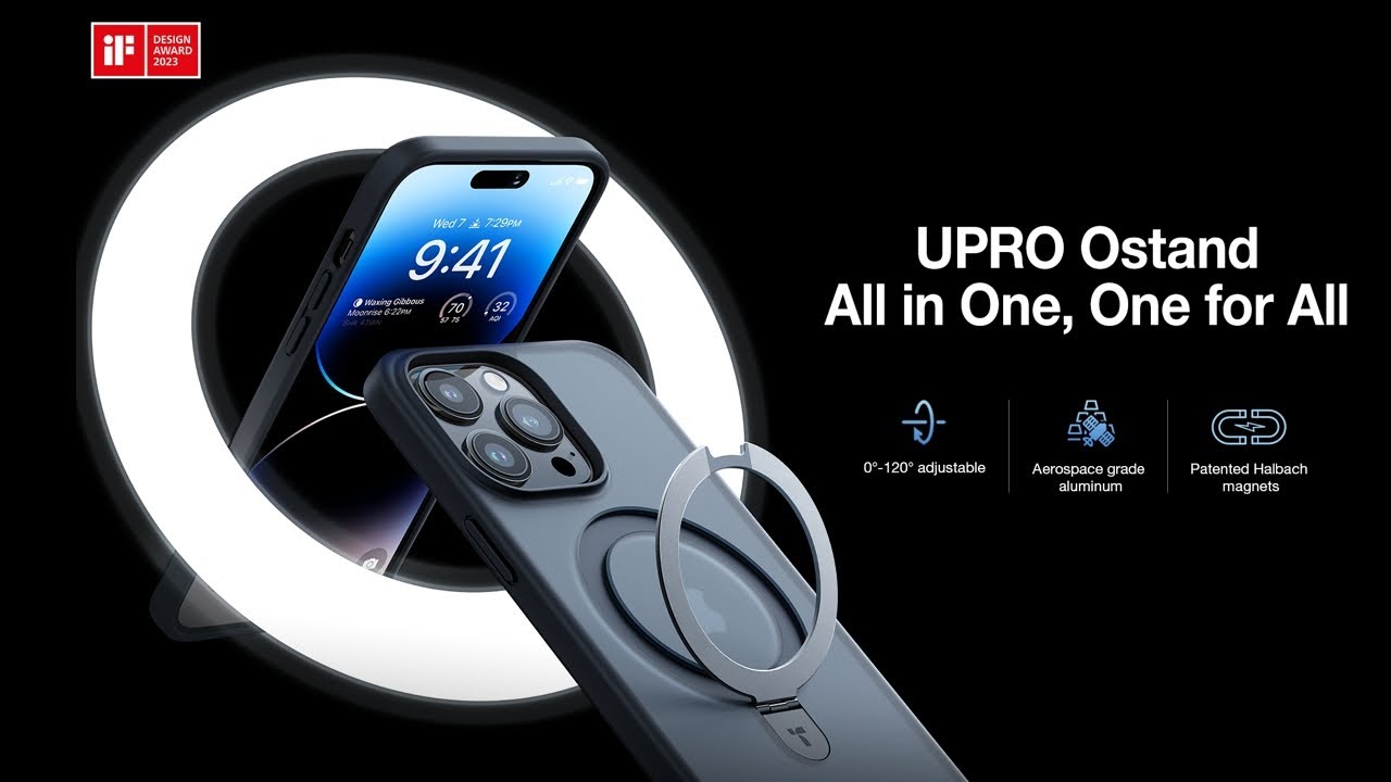 UPRO Ostand - All-in-one Phone Case - YouTube