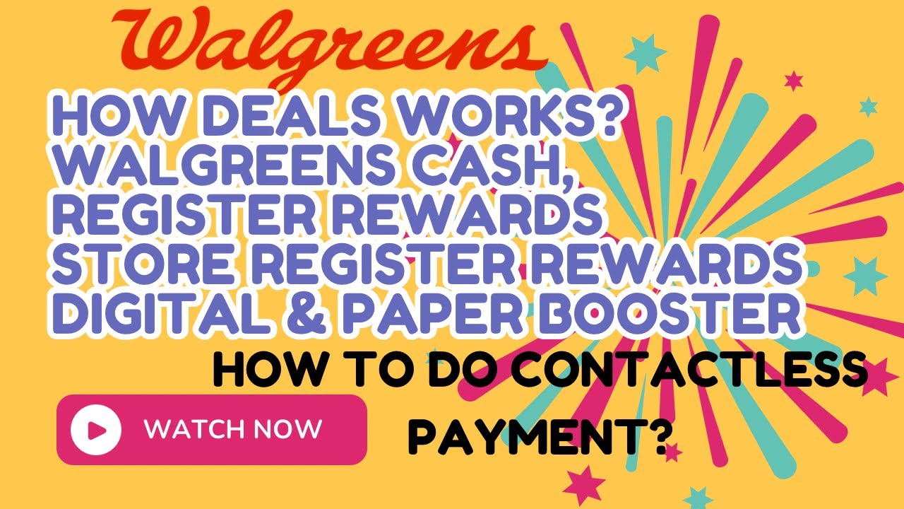 Walgreens Couponing|| how deals works and how to do contactless payment ...