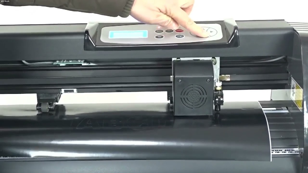 630mm Cutting Plotter Machine Pvc Vinyl Sticker Vinly Cutter - YouTube