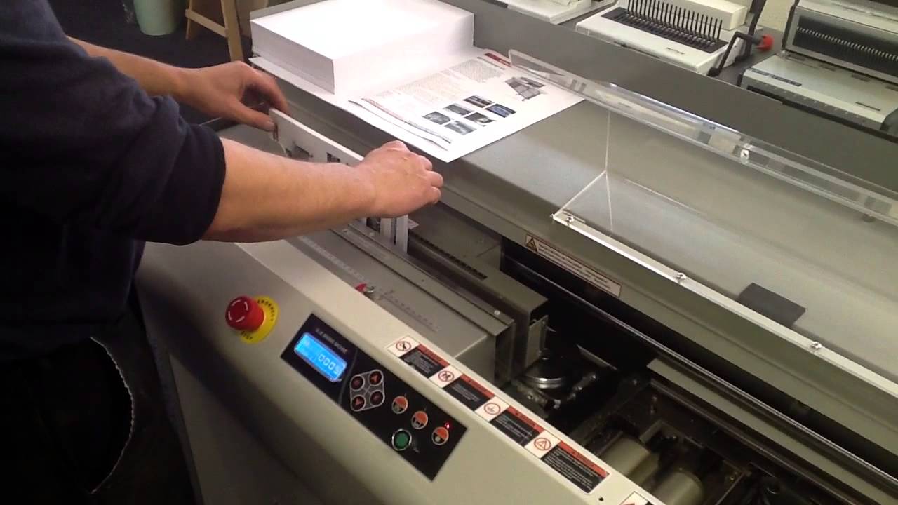Klebebinder RM DIGIBIND 420 - YouTube