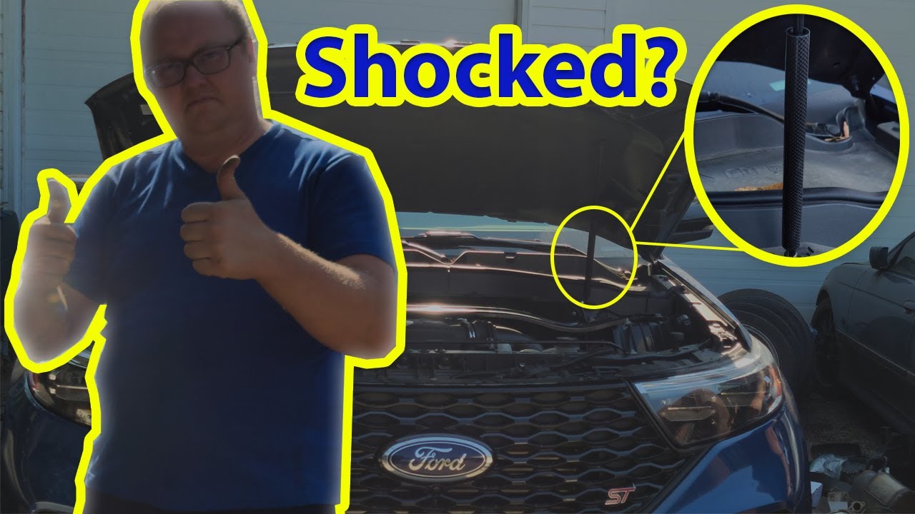 $36 Hood Shocks for 2011 - 2022 Ford Explorer - YouTube