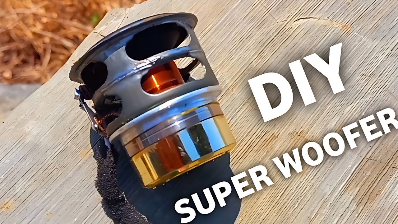 Making a 1,5 inch low frequency woofer speaker bass boosted - YouTube