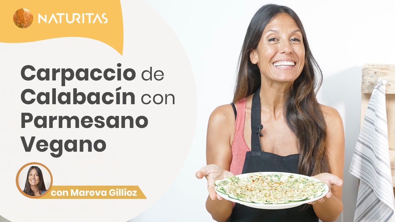 🥒 CARPACCIO de CALABACÍN con PARMESANO VEGANO | Receta fácil y vegana ...
