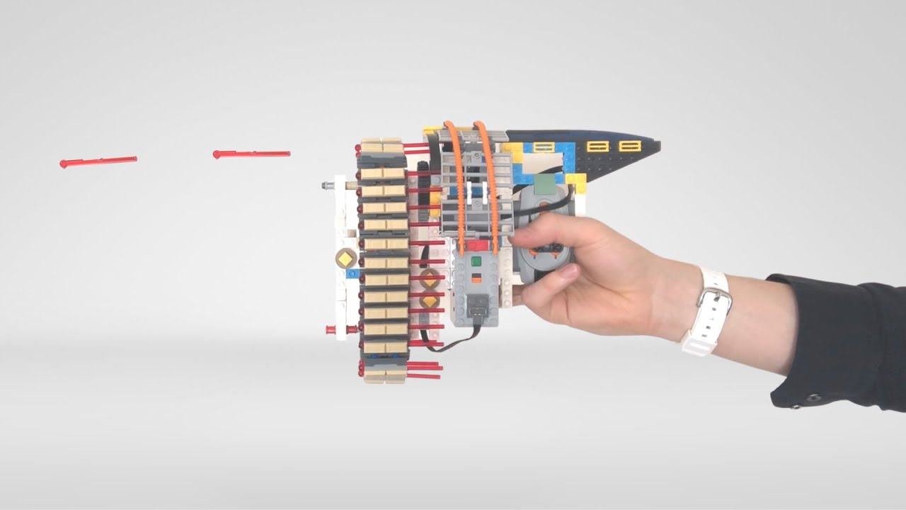 LEGO Chain Gun - YouTube