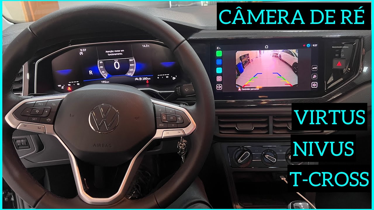 CÂMERA DE RÉ PARA VW VIRTUS, NIVUS E T-CROSS - YouTube