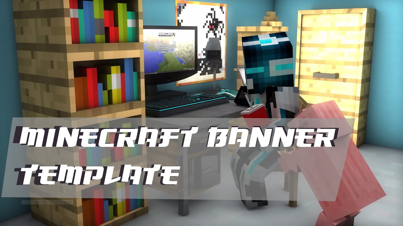 EPIC MINECRAFT BANNER TEMPLATE | by Kade - YouTube