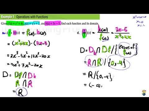 video 1 11 A 11 6 Function Operations and Composition of Functions ...