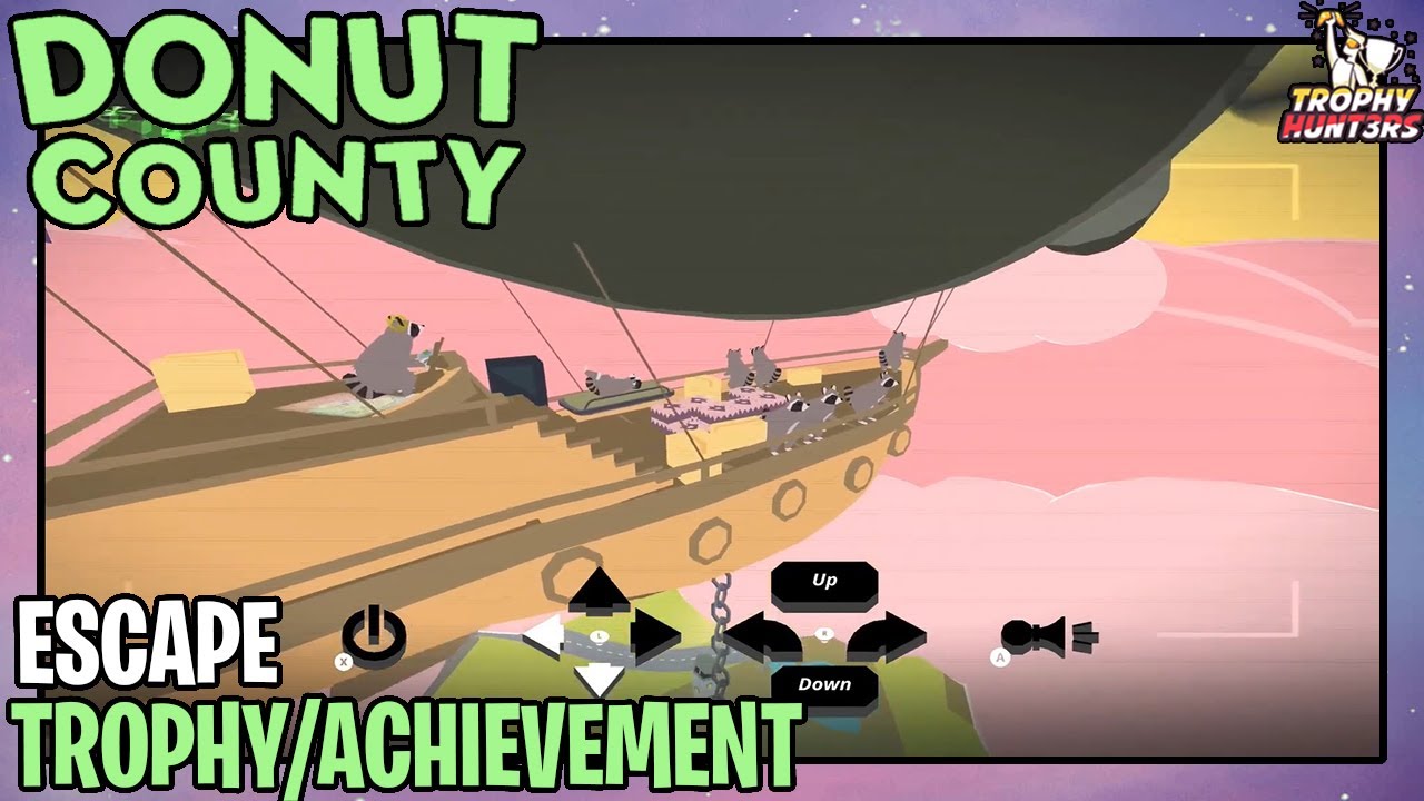 Donut County - Escape Trophy/Achievement - YouTube