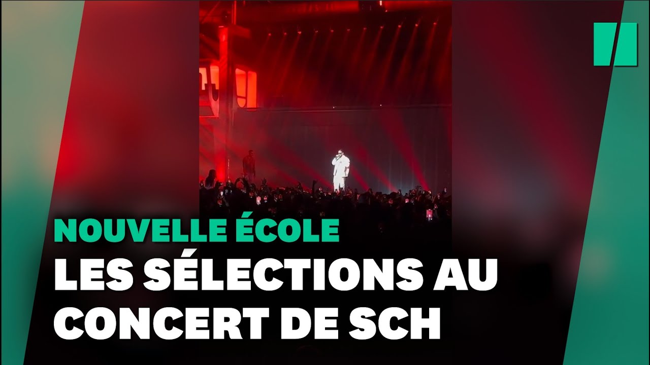 En plein concert, SCH commence les sélections de Nouvelle École saison ...