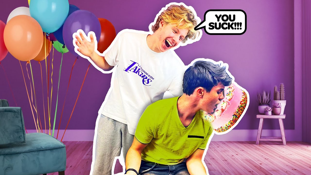 BEING MEAN To My BEST FRIEND On His BIRTHDAY | Lev Cameron - YouTube