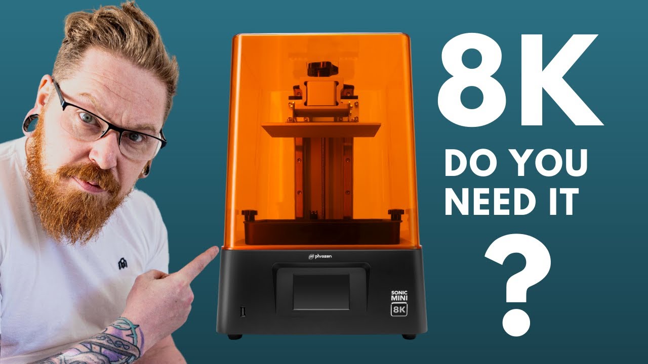 Do You Need 8k For Tabletop Miniatures? - Phrozen mini 8k - YouTube