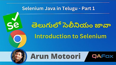 Selenium Java in Telugu - YouTube