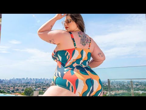 Thamy Kichese Facts Wiki Biography Measurements Plus Size Model Brazilian - YouTube