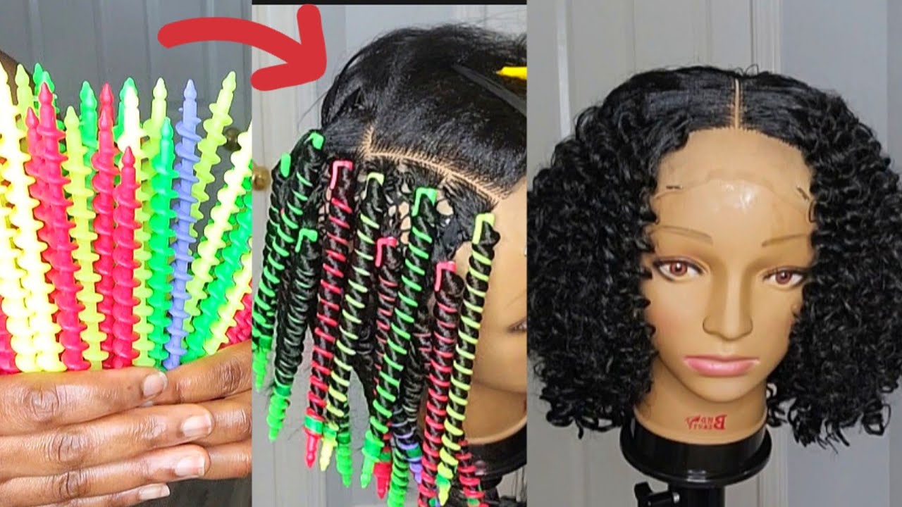 Diy crochet curly wig tutorial/using xpression extensions hair - YouTube