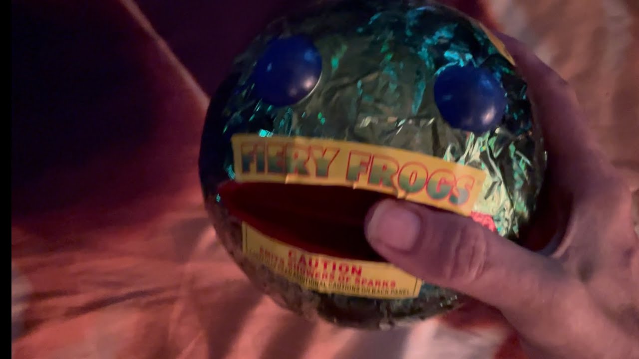 Fiery Frog Fountain by Phantom #Fireworks - YouTube